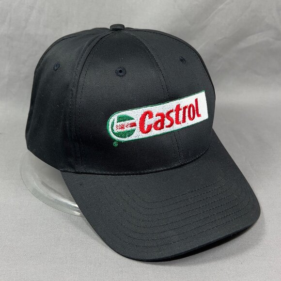 Hitwear | Accessories | Castrol Motor Oil Strapback Hat Cap Black ...
